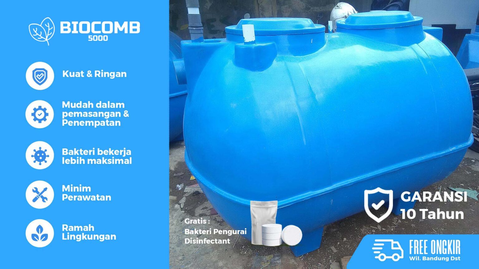Cara Menentukan Ukuran Bio Septic tank - Baca Sebelum Membeli